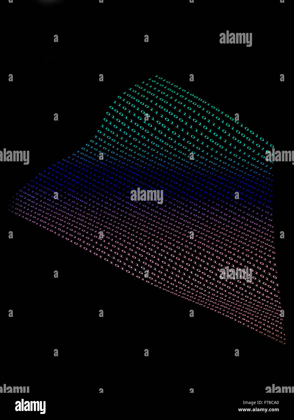0101 binary code on computer hi-res stock photography and images - Alamy