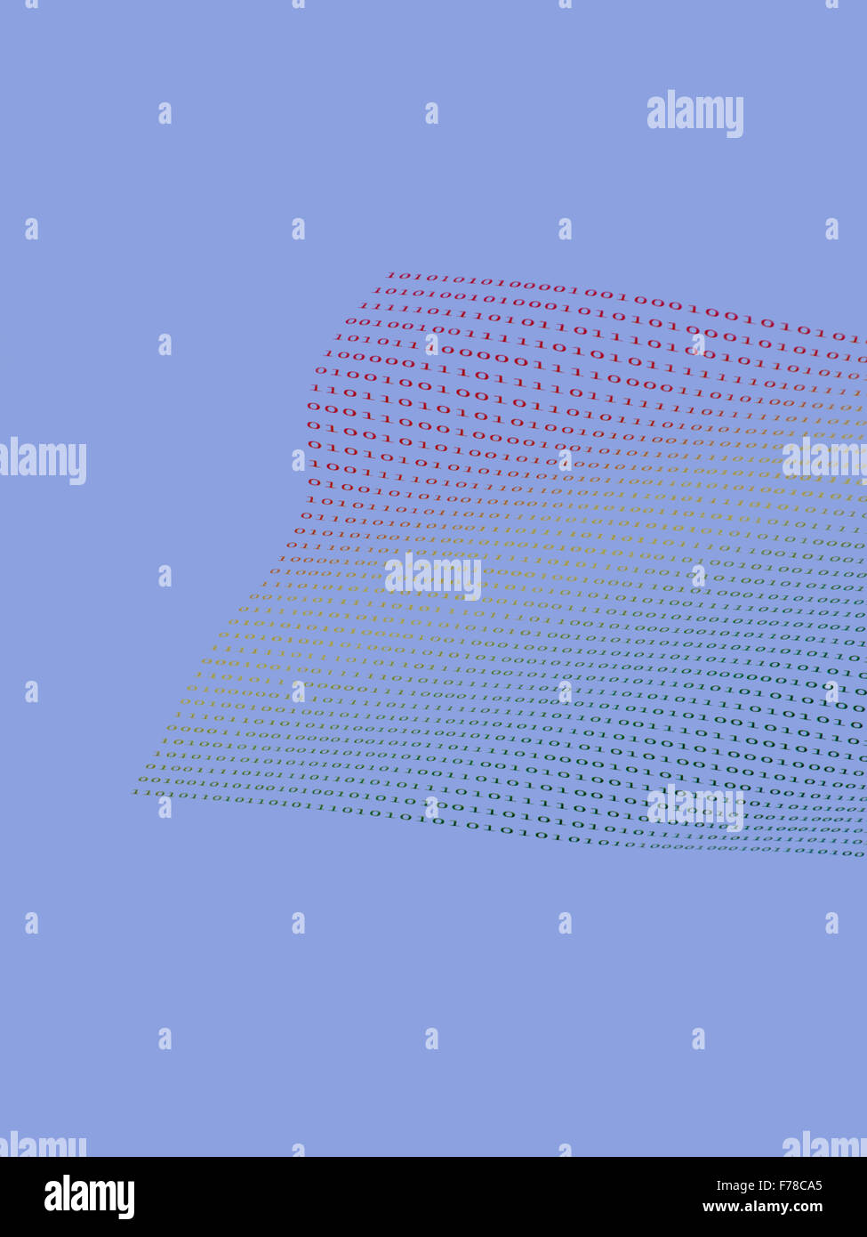 binary numbers background with color effect Stock Photo - Alamy