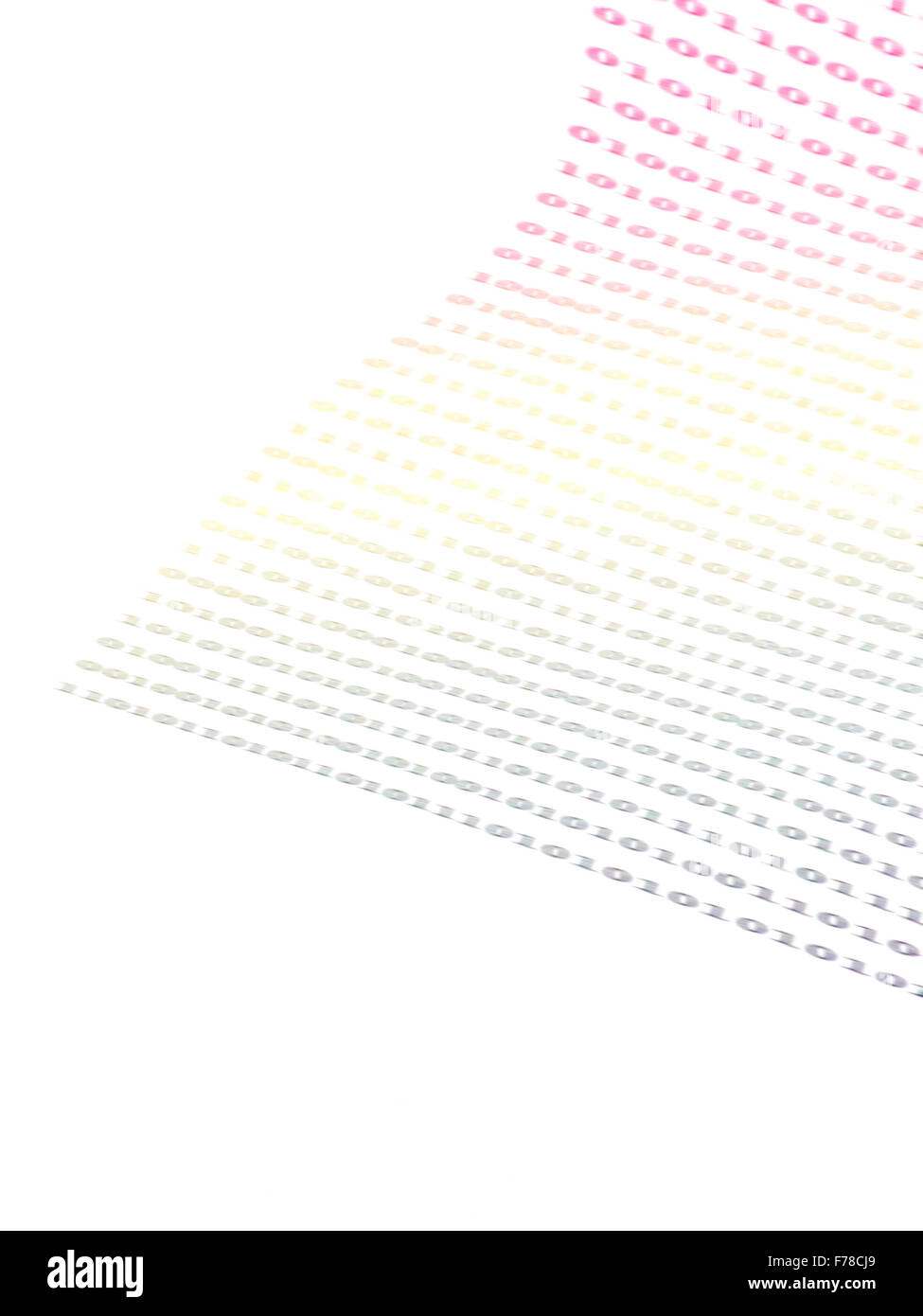 binary numbers on white background Stock Photo - Alamy