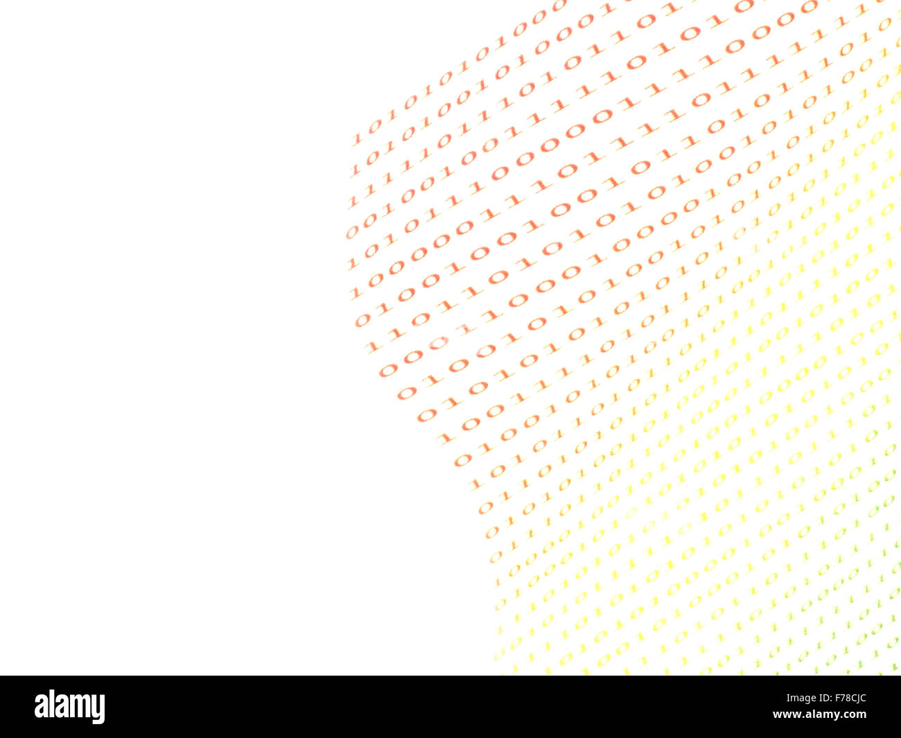 binary numbers on white background Stock Photo - Alamy