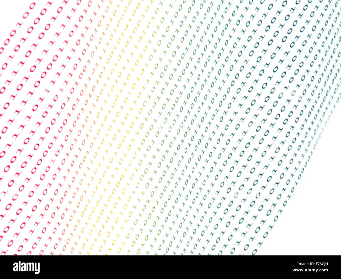 binary numbers on white background Stock Photo - Alamy