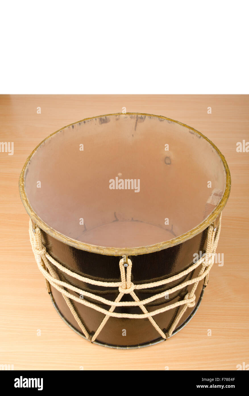 Azeri traditional drum nagara on white Stock Photo - Alamy