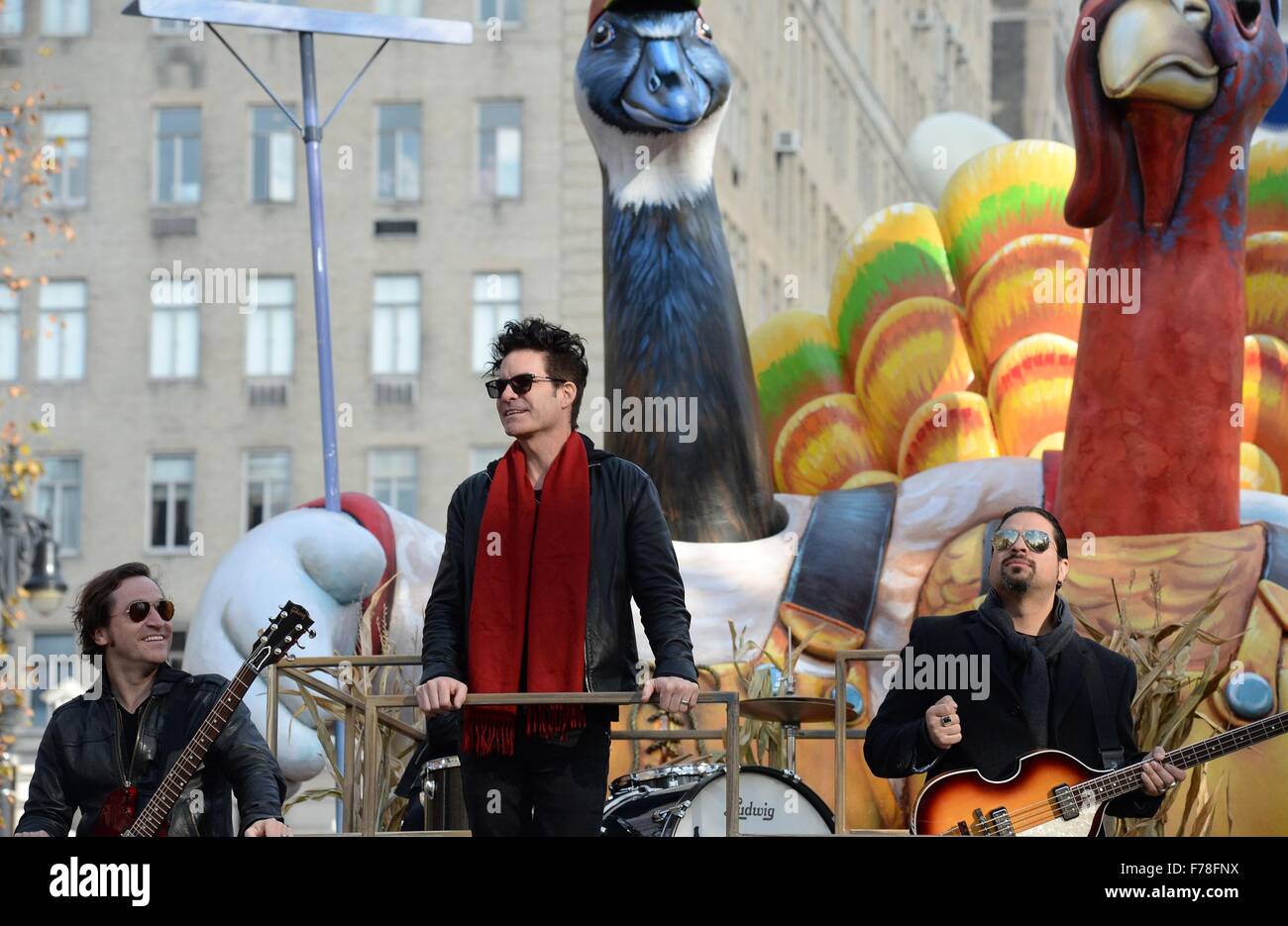 New York, NY, USA. 26th Nov, 2015. Patrick Monahan, Train in attendance ...