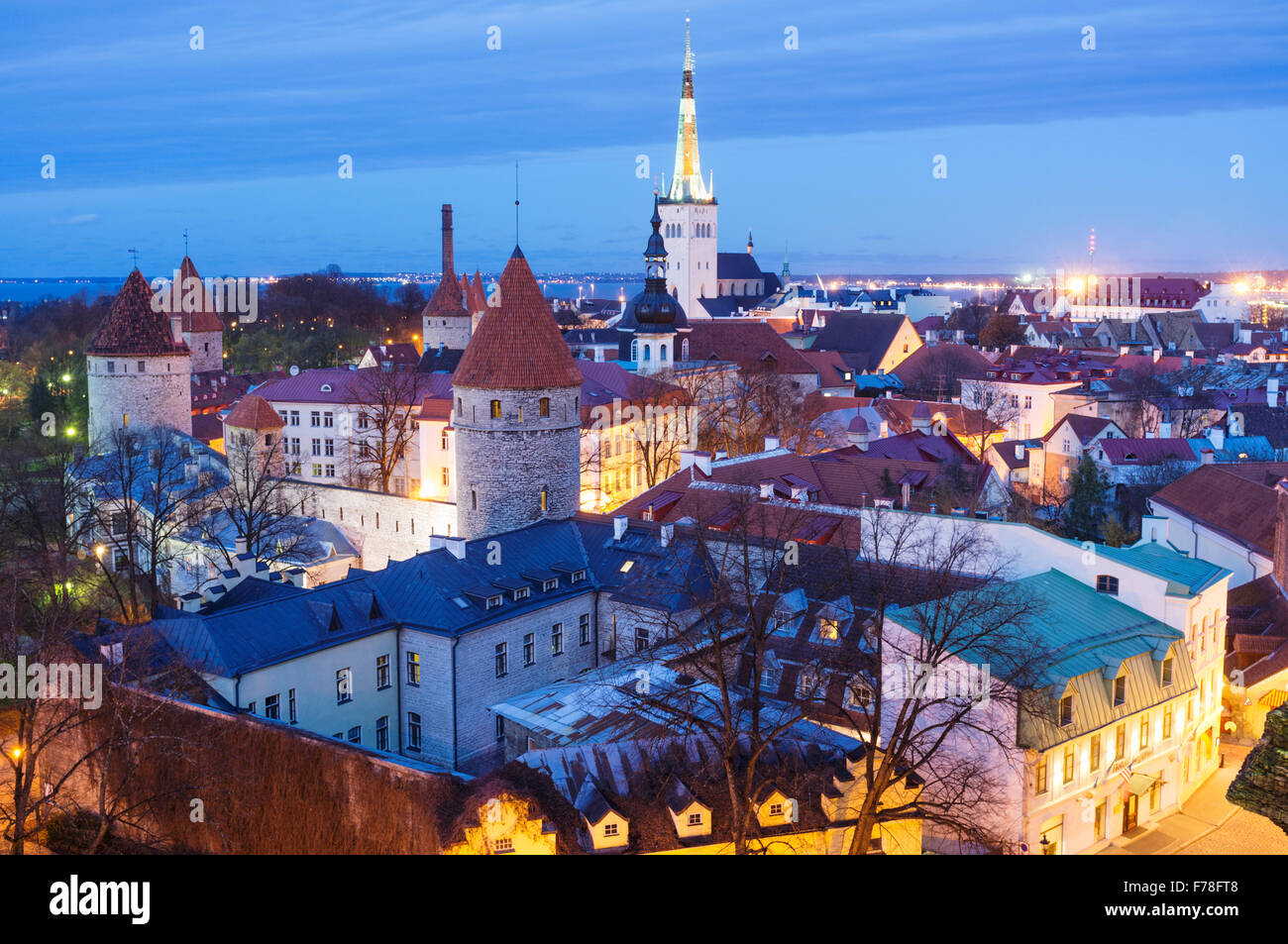 Tallinn skyline centre hi-res stock photography and images - Alamy