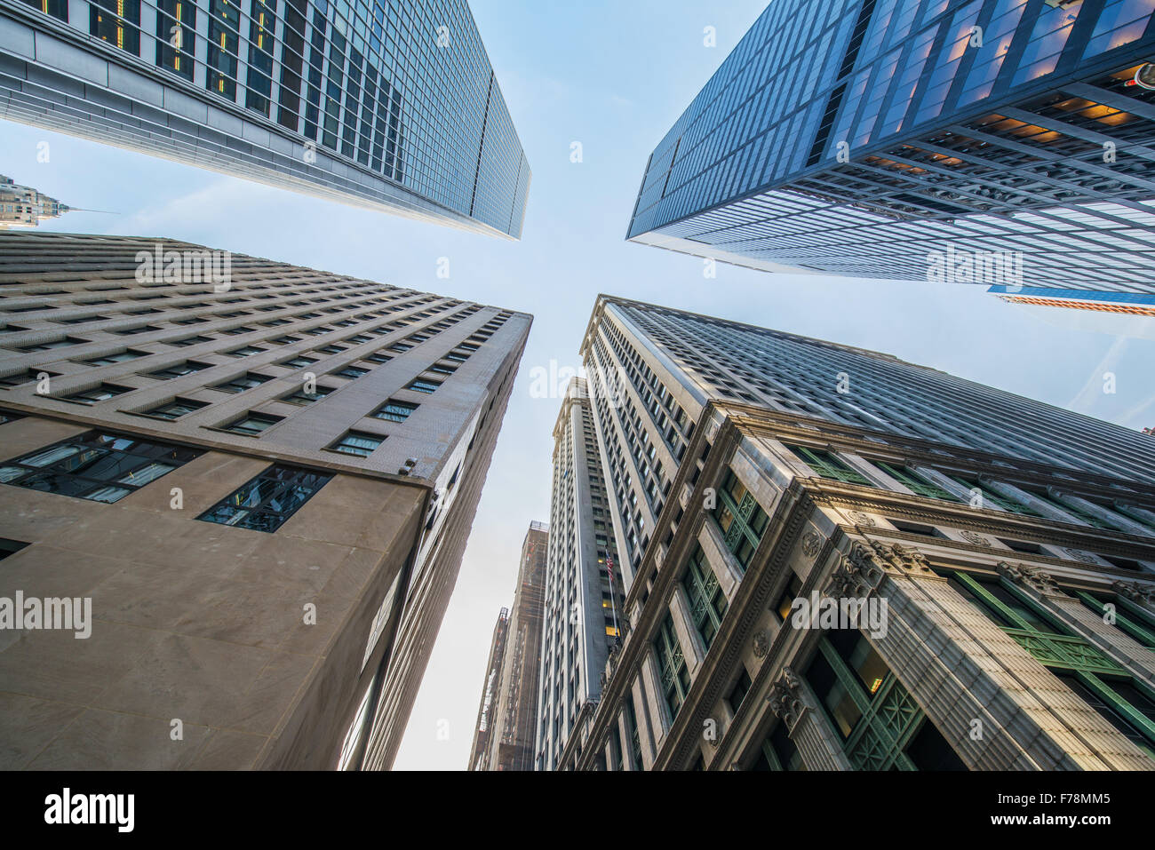 Tall skyscrapers shot with perspective Stock Photo - Alamy