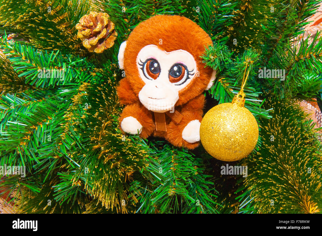 Monkey year illustration hi-res stock photography and images - Alamy