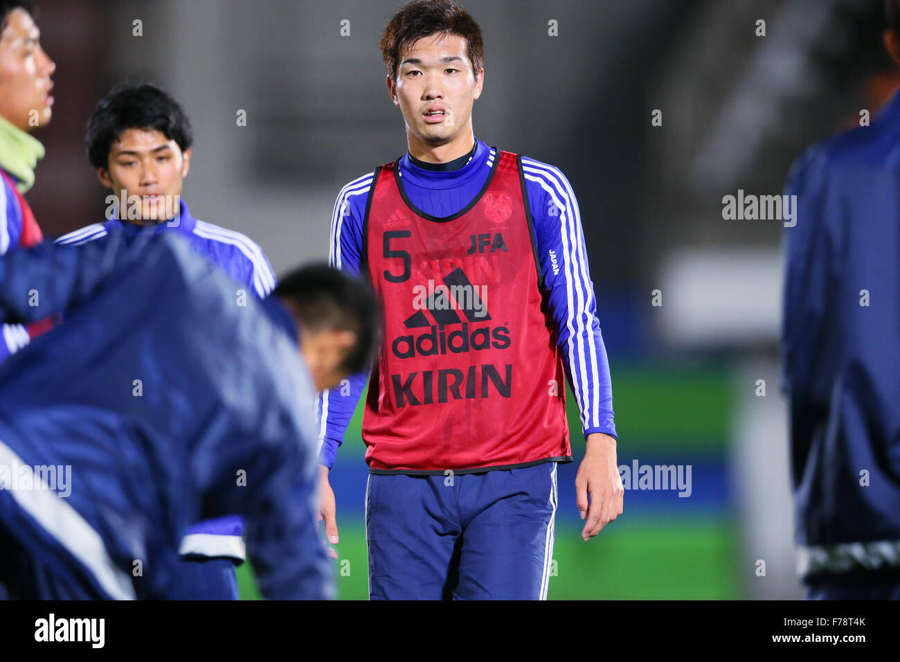 Shonan BMW Stadium Hiratsuka, Kanagawa, Japan. 26th Nov, 2015. Takuya ...