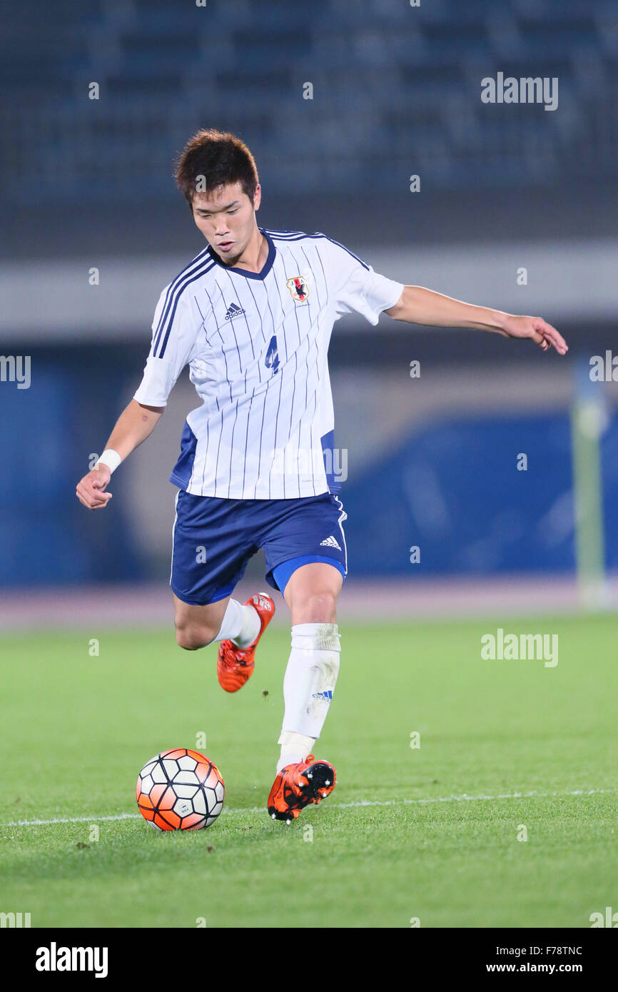 Shonan BMW Stadium Hiratsuka, Kanagawa, Japan. 26th Nov, 2015. Takuya ...