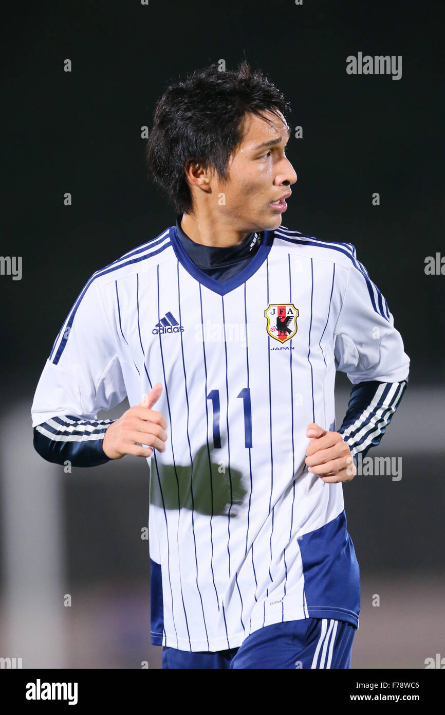 Shonan BMW Stadium Hiratsuka, Kanagawa, Japan. 26th Nov, 2015. Riki ...