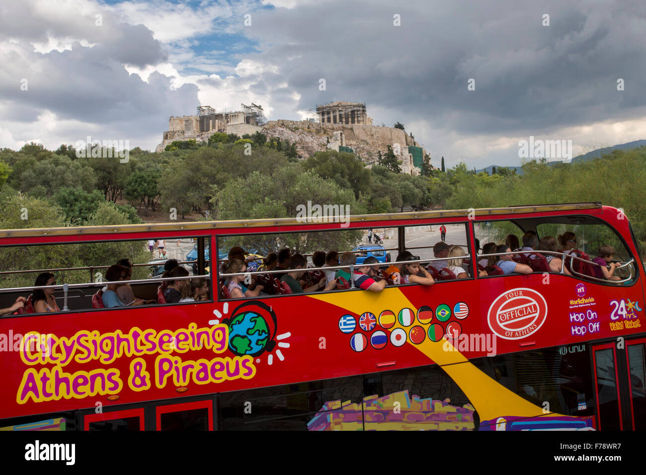 Acropolis, Athens, Greece, Wednesday, September 23, 2015 Stock Photo ...