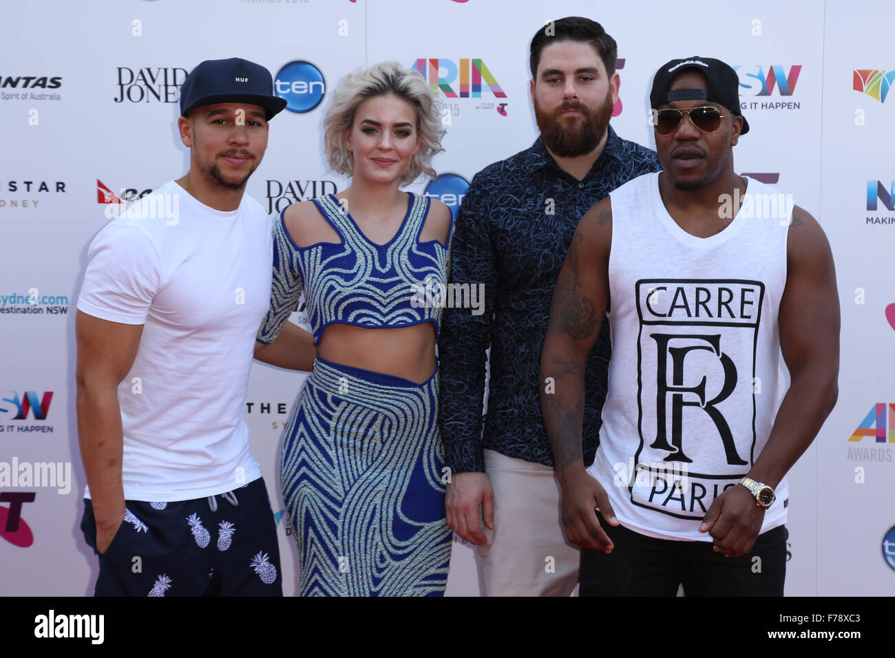 Sydney, Australia. 26 November 2015. Kesi Dryden, Anne-Marie, Piers ...