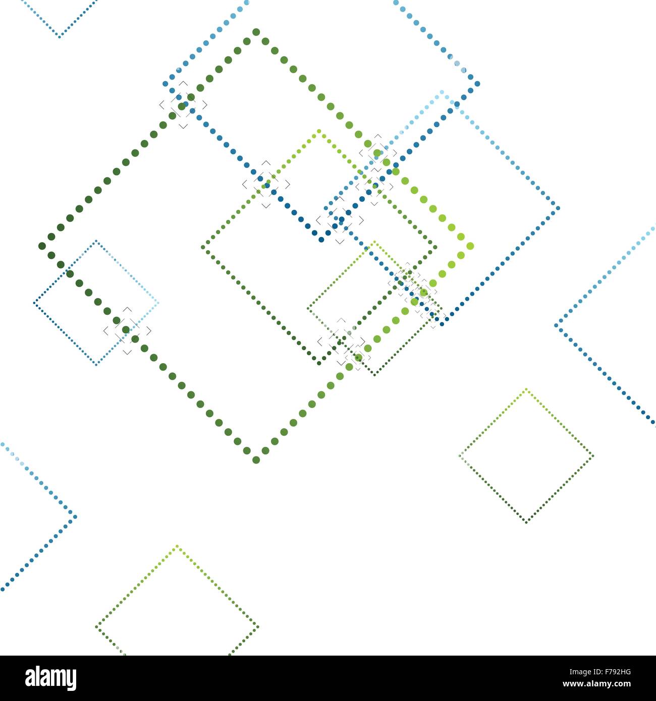 Abstract blue and green squares on white. Vector background Stock ...