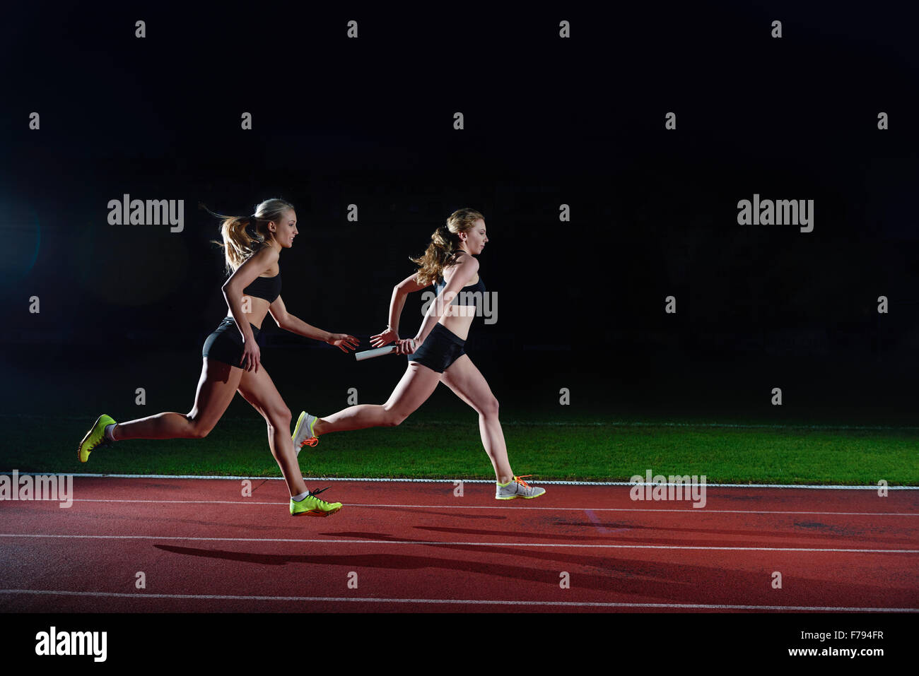 Relay racers hi-res stock photography and images - Alamy