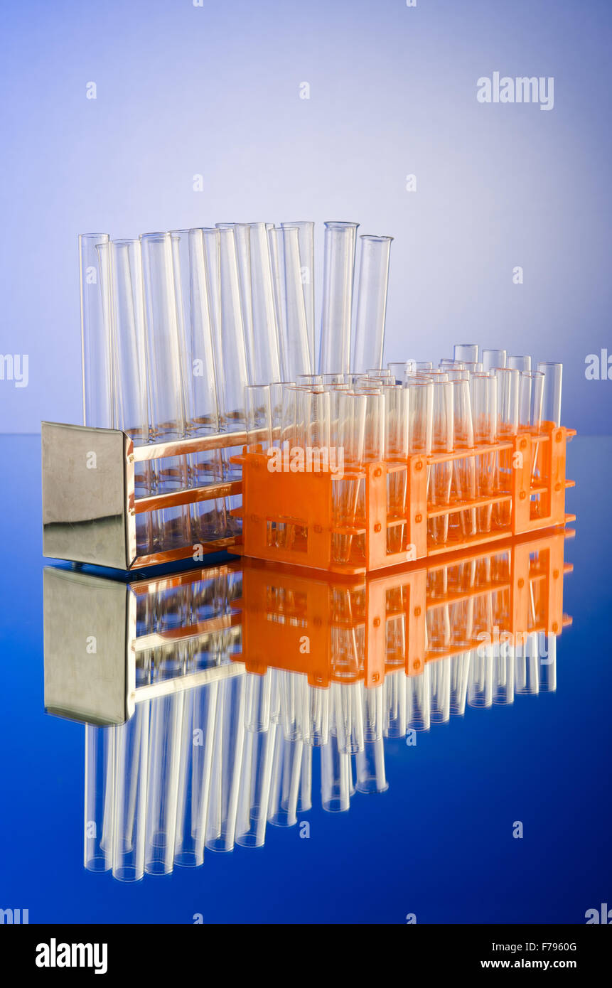 Chemical tubing at gradient background Stock Photo - Alamy