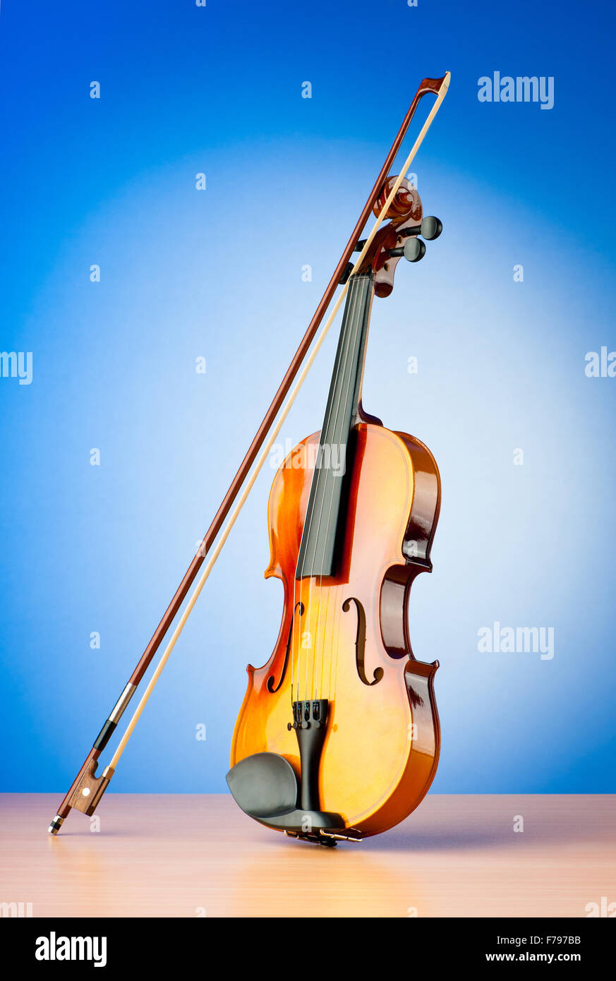 Music concept with violin Stock Photo - Alamy