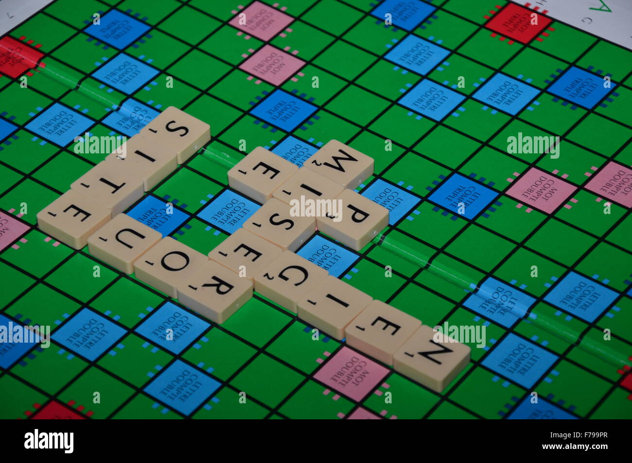 Scrabble Stock Photo - Alamy