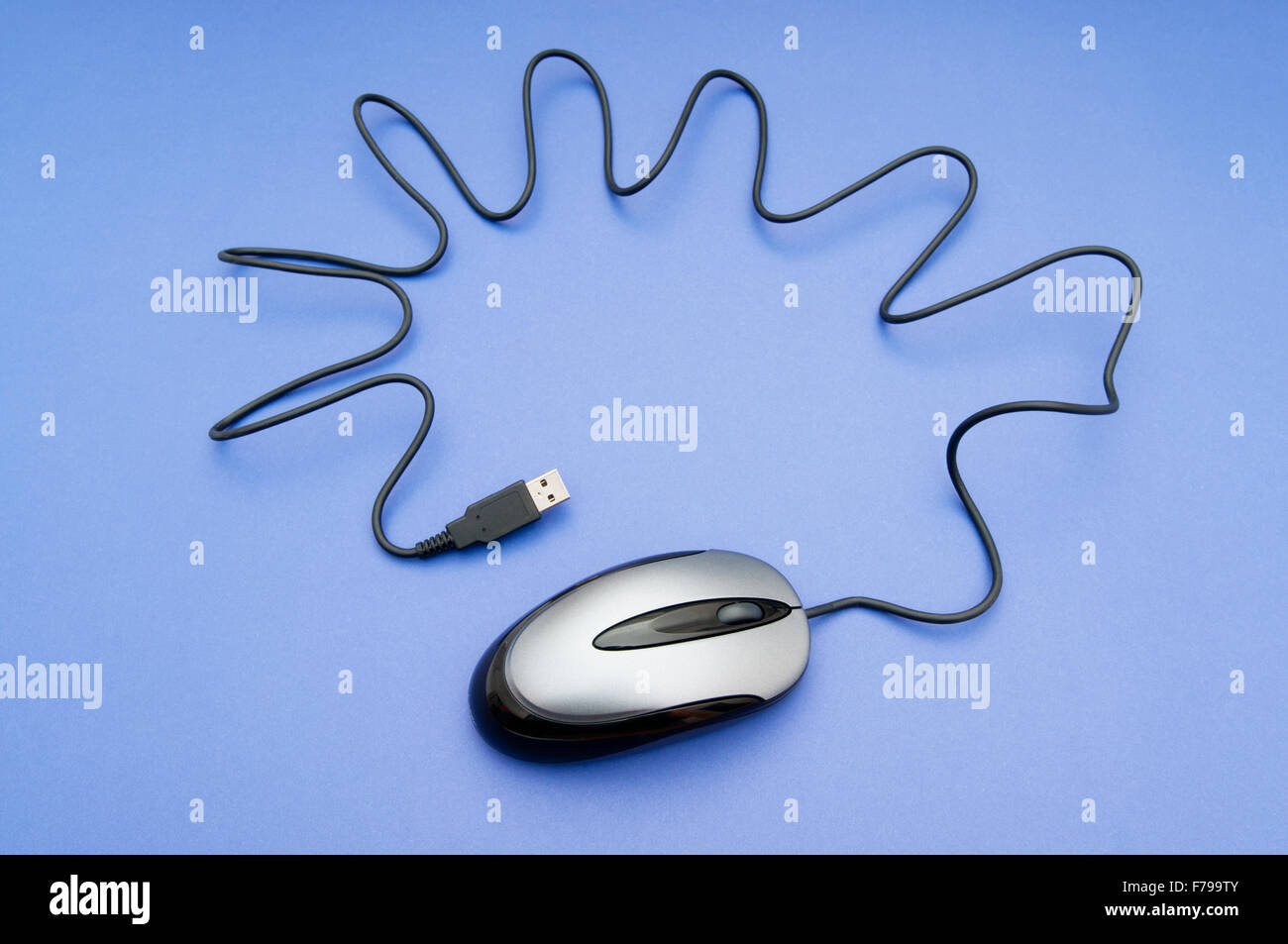 Computer mouse on the background - Technology concept Stock Photo - Alamy