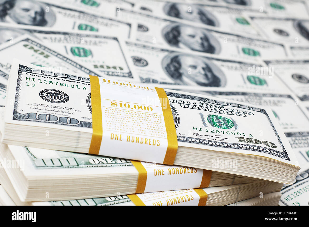 Background made of many dollars Stock Photo - Alamy
