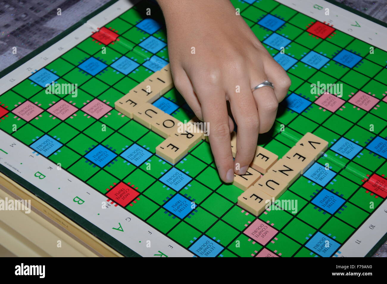 Hand Scrabble Game High Resolution Stock Photography and Images - Alamy