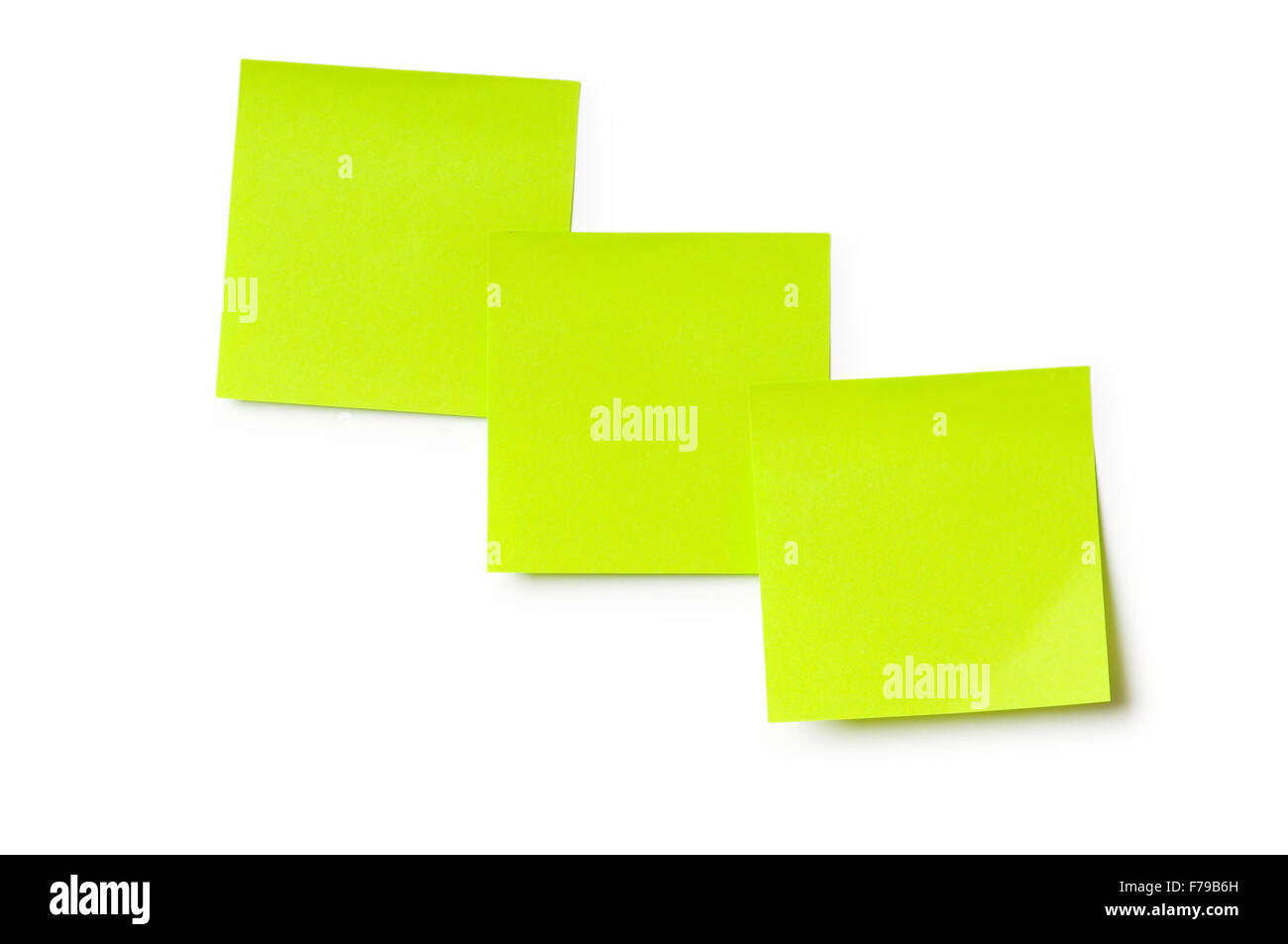 Reminder notes isolated on the white background Stock Photo - Alamy