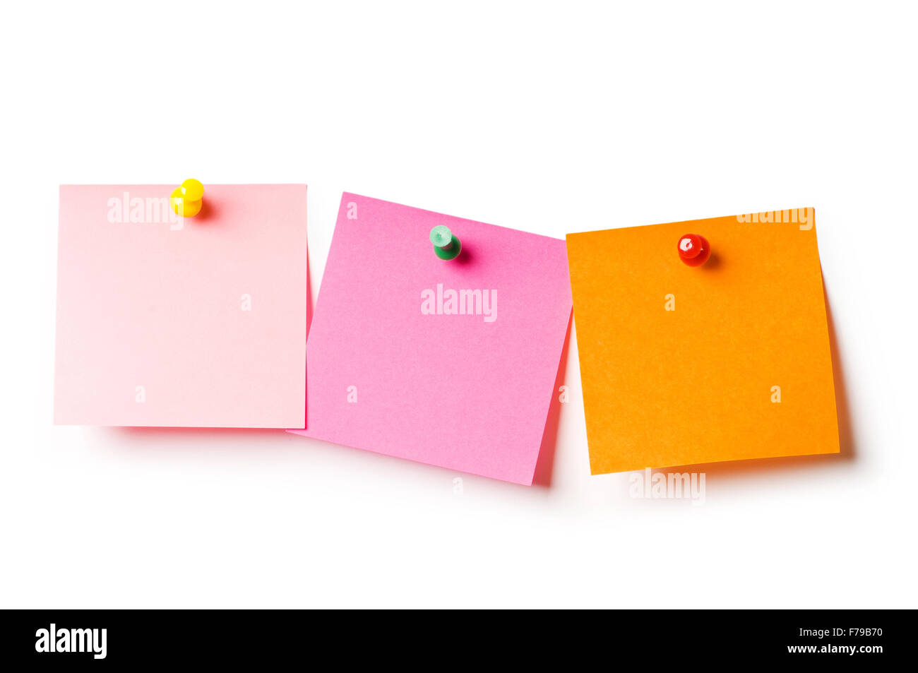 Reminder notes isolated on the white background Stock Photo - Alamy
