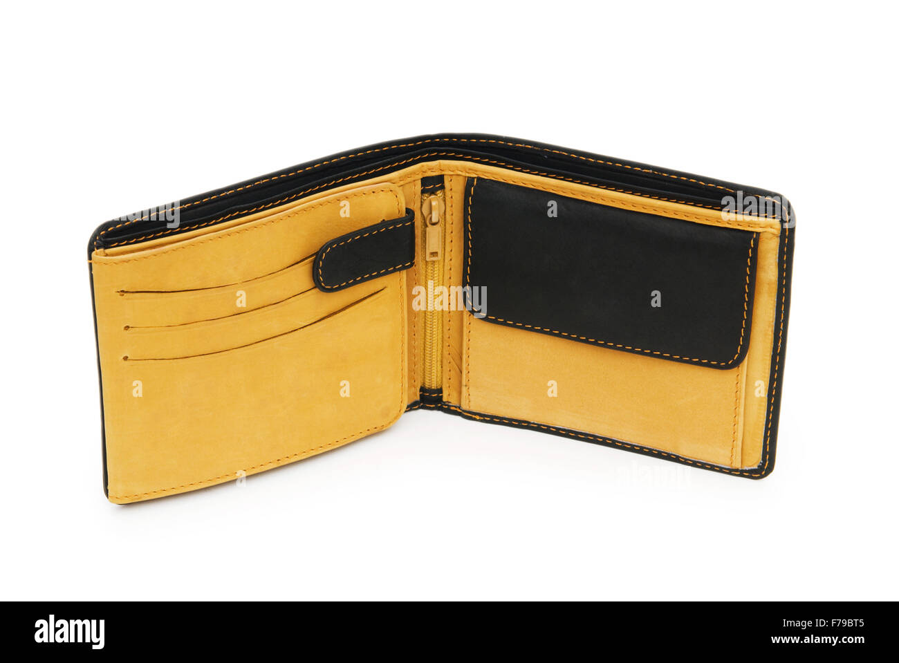 Wallet isolated on the white background Stock Photo - Alamy