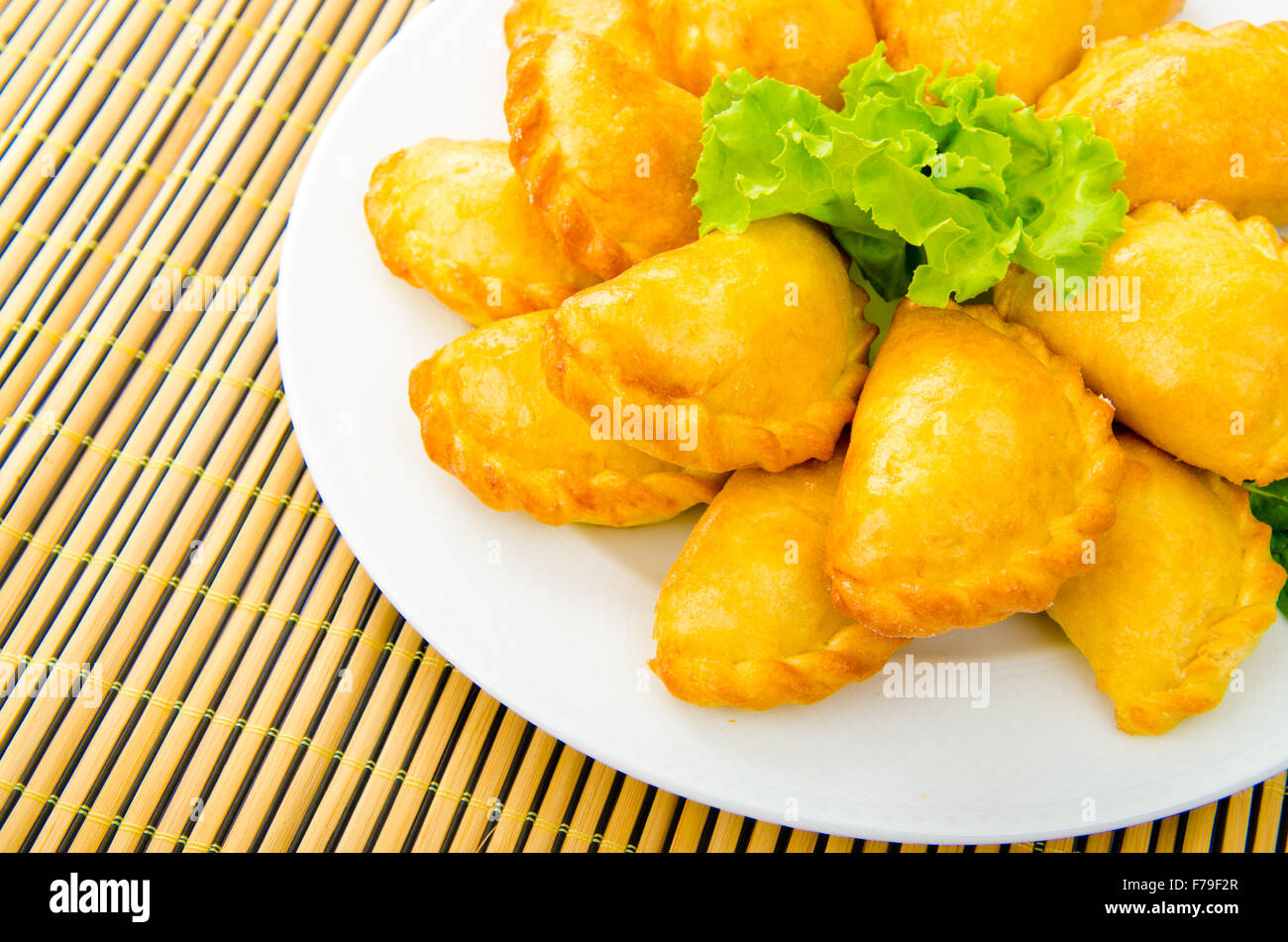 Meat patties in the plate Stock Photo - Alamy