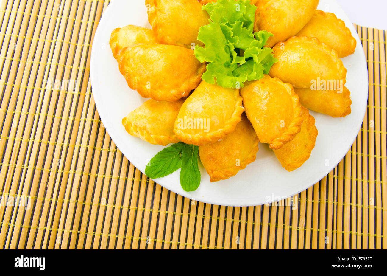 Meat patties in the plate Stock Photo - Alamy