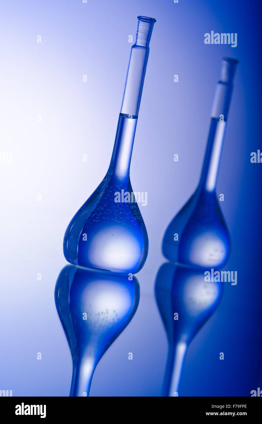 Chemical tubing at gradient background Stock Photo - Alamy