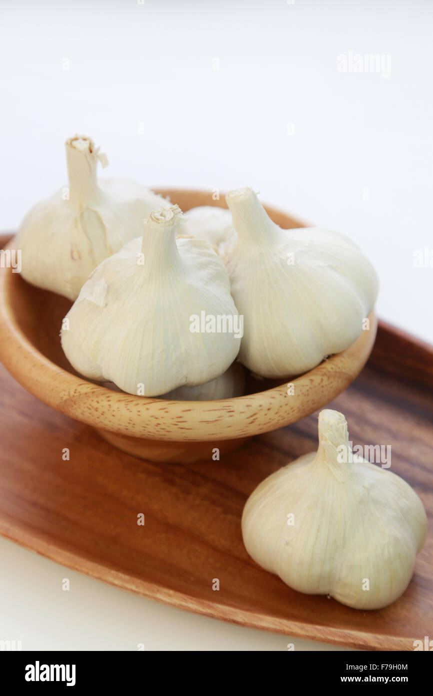 Bulbs of garlic Stock Photo - Alamy
