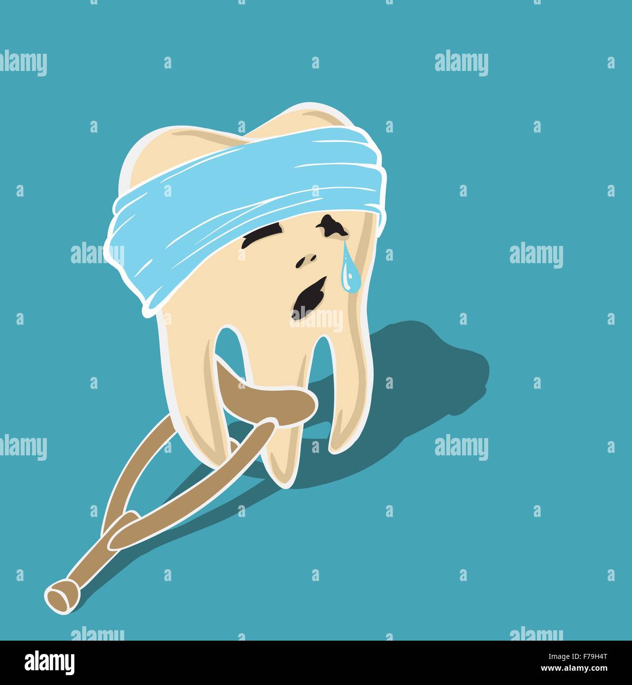 Cartoon bad tooth hi-res stock photography and images - Alamy