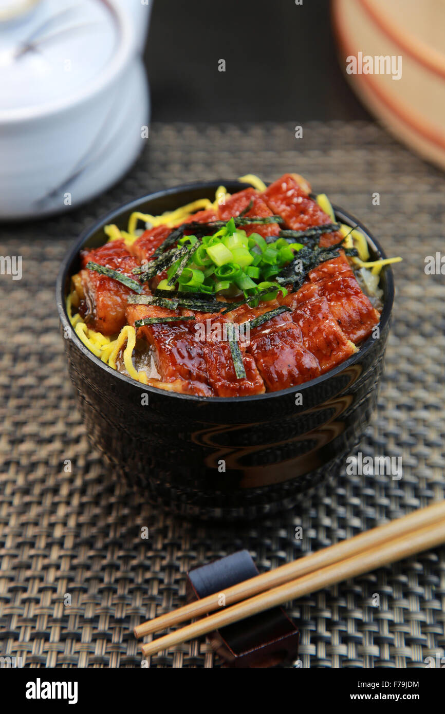 Hitsumabushi (Grilled eel on the rice Stock Photo - Alamy