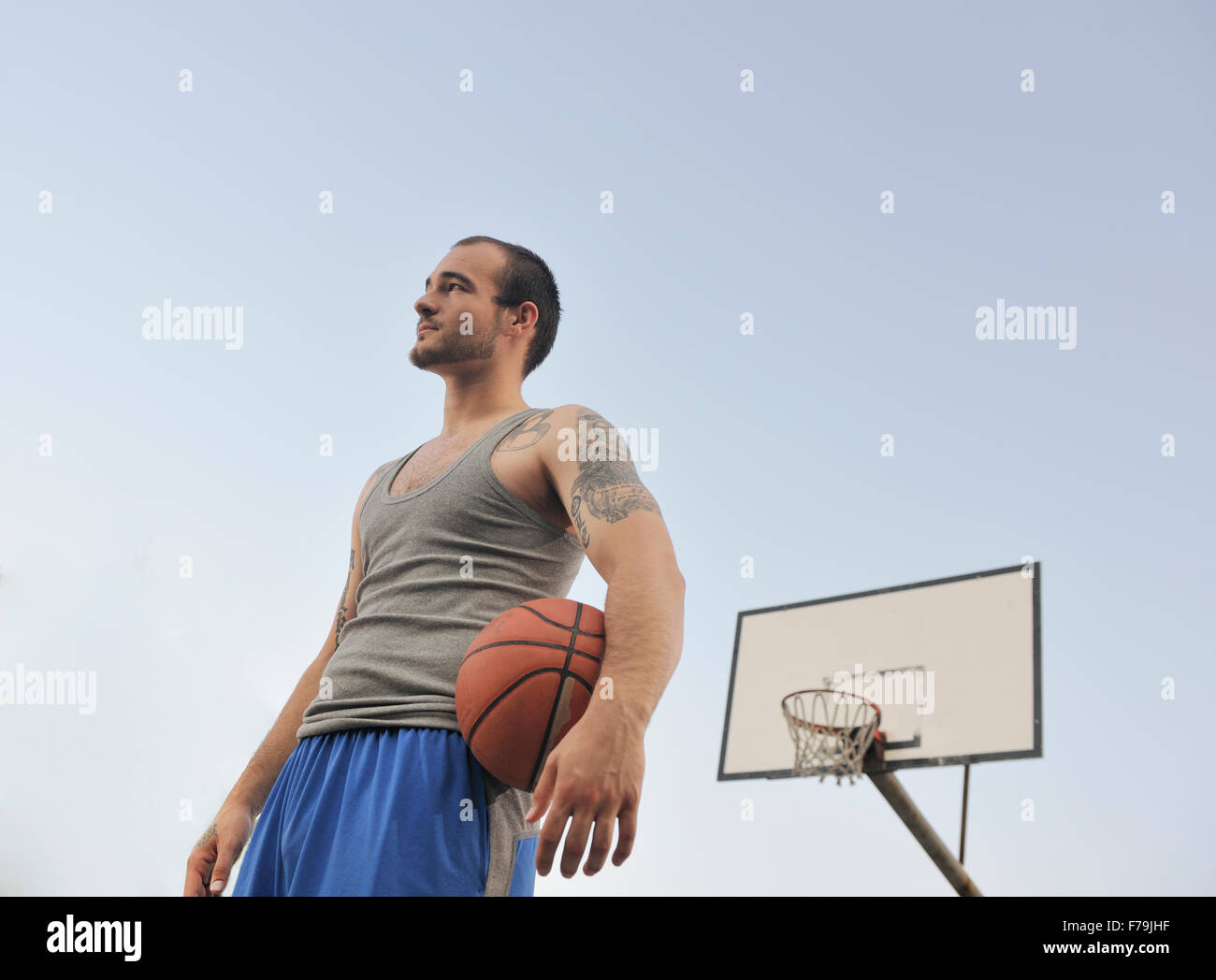 basketball player practicing and posing for basketball and sports ...