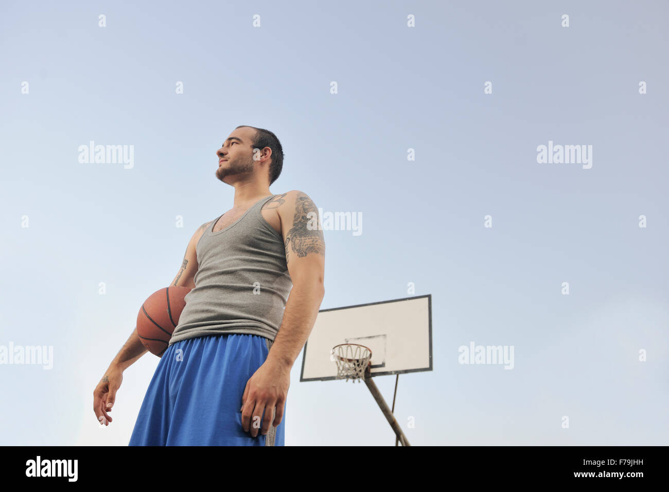 basketball player practicing and posing for basketball and sports ...
