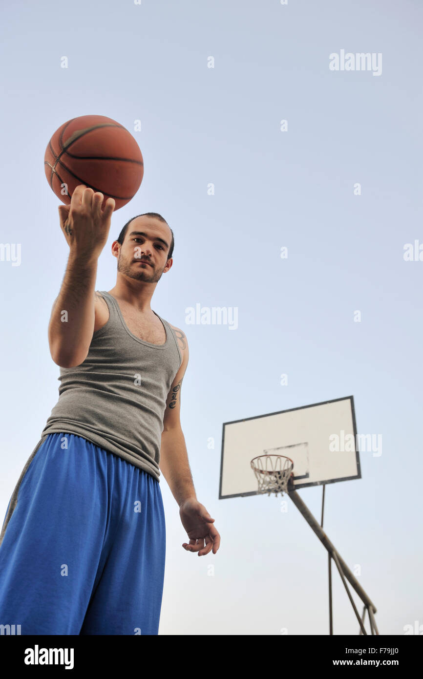 basketball player practicing and posing for basketball and sports ...