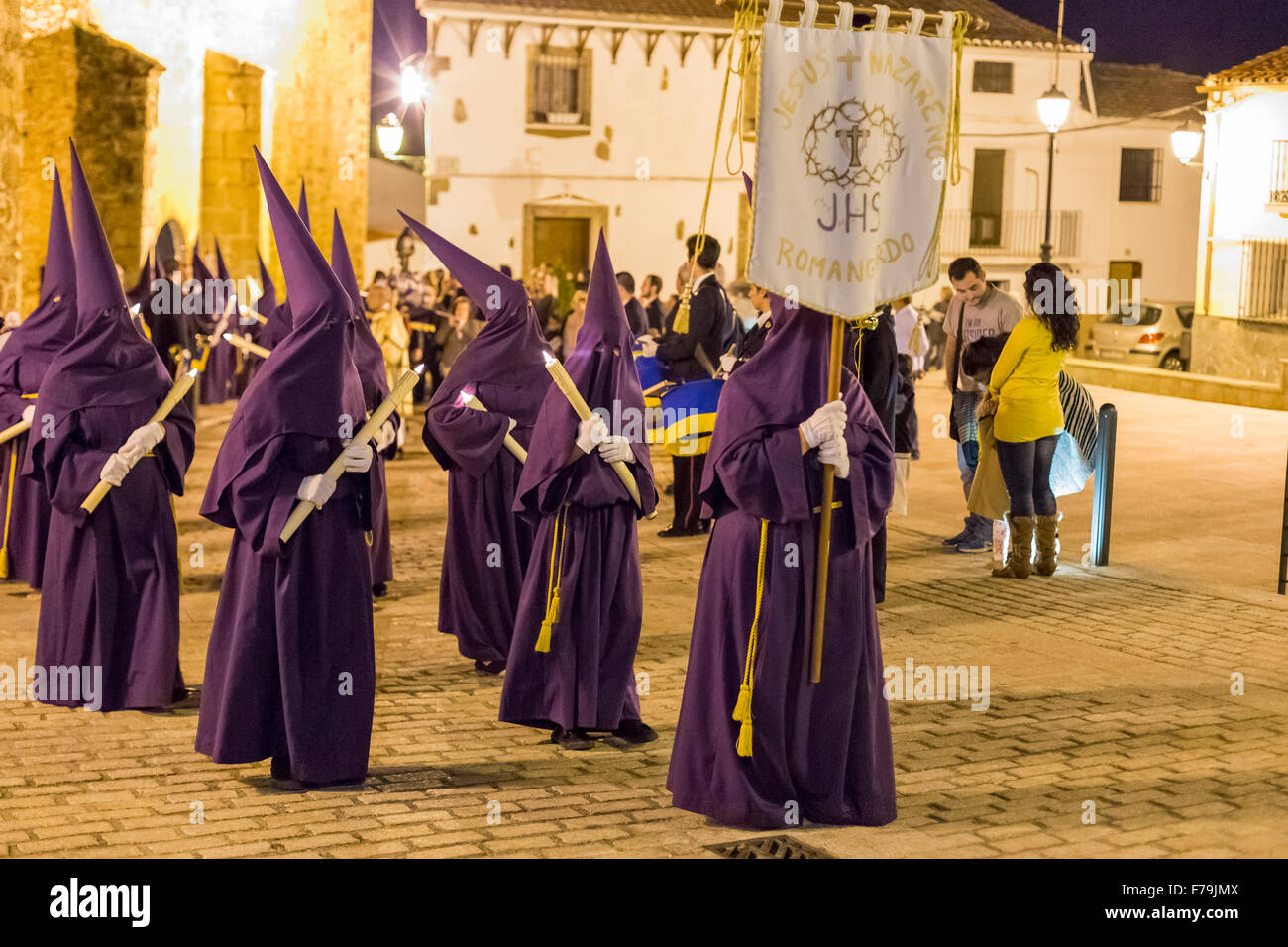 Traditional procession of Holy Week in Spain Stock Photo - Alamy