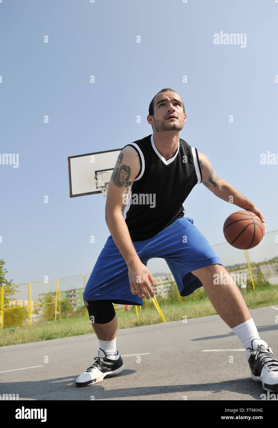 basketball player practicing and posing for basketball and sports ...