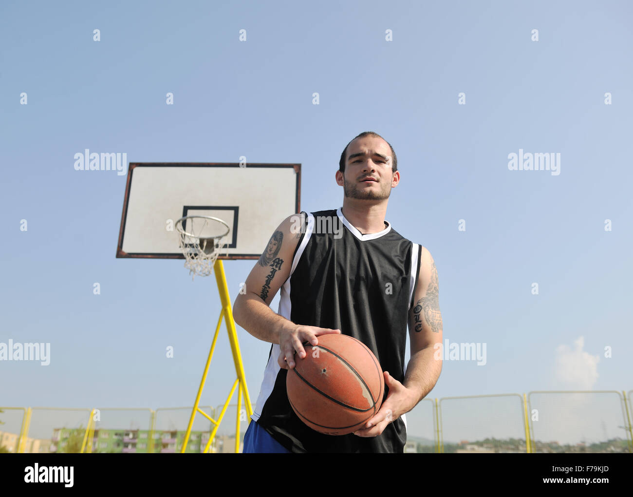 basketball player practicing and posing for basketball and sports ...