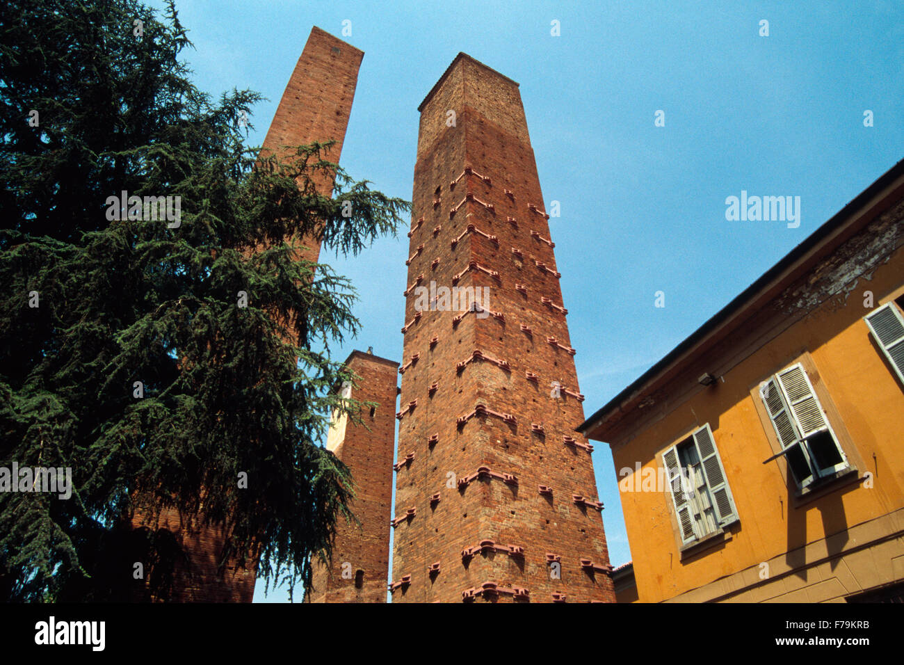 Italy, Lombardy, Pavia, Medieval Towers Stock Photo - Alamy