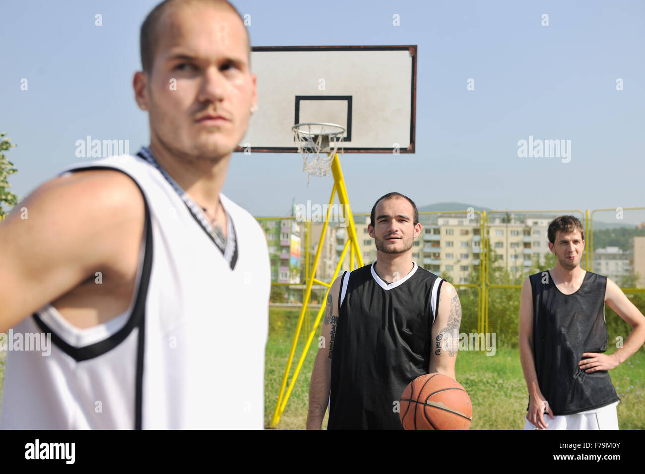 Group portrait street basketball team hi-res stock photography and ...
