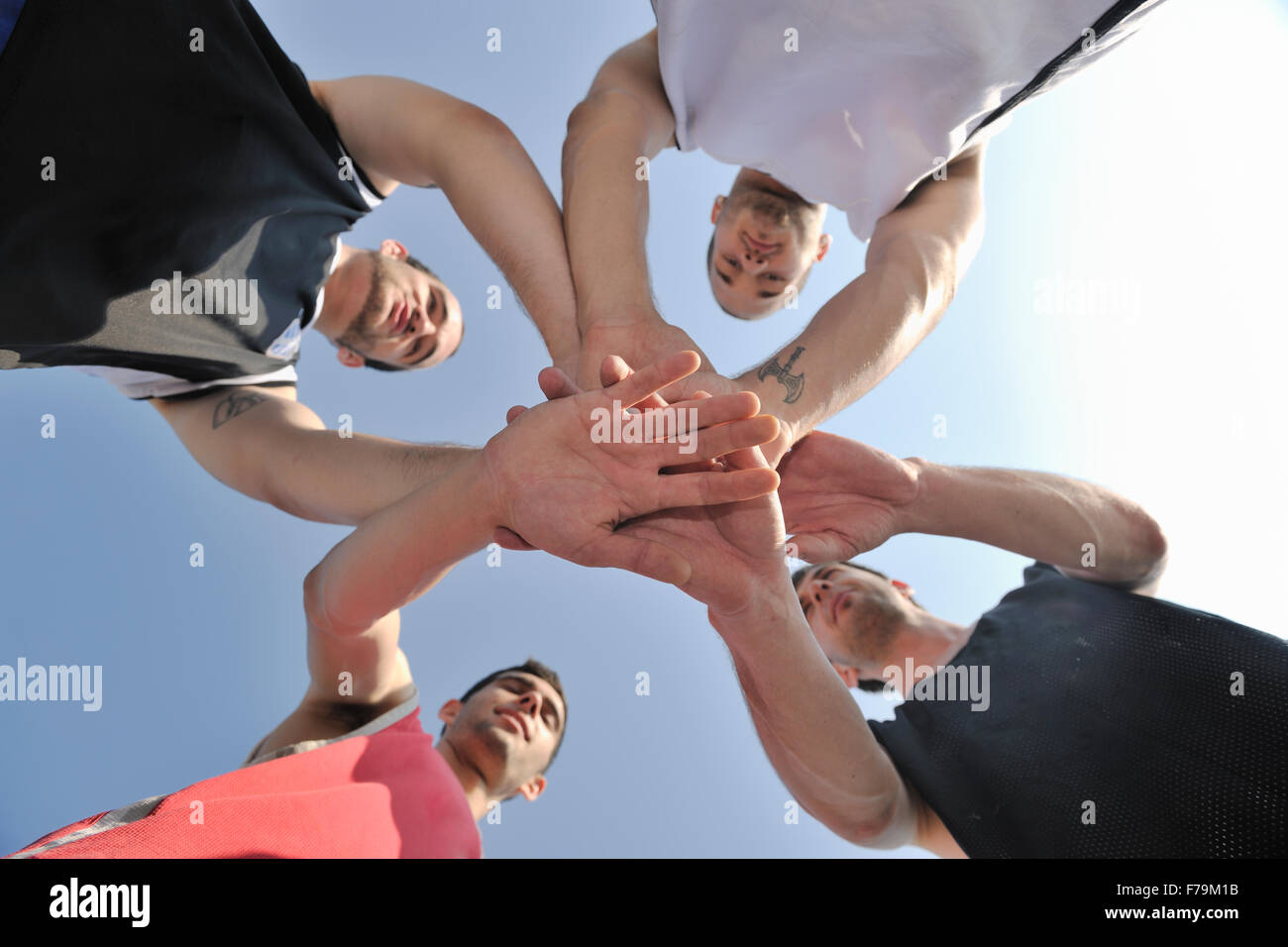 Group portrait street basketball team hi-res stock photography and ...