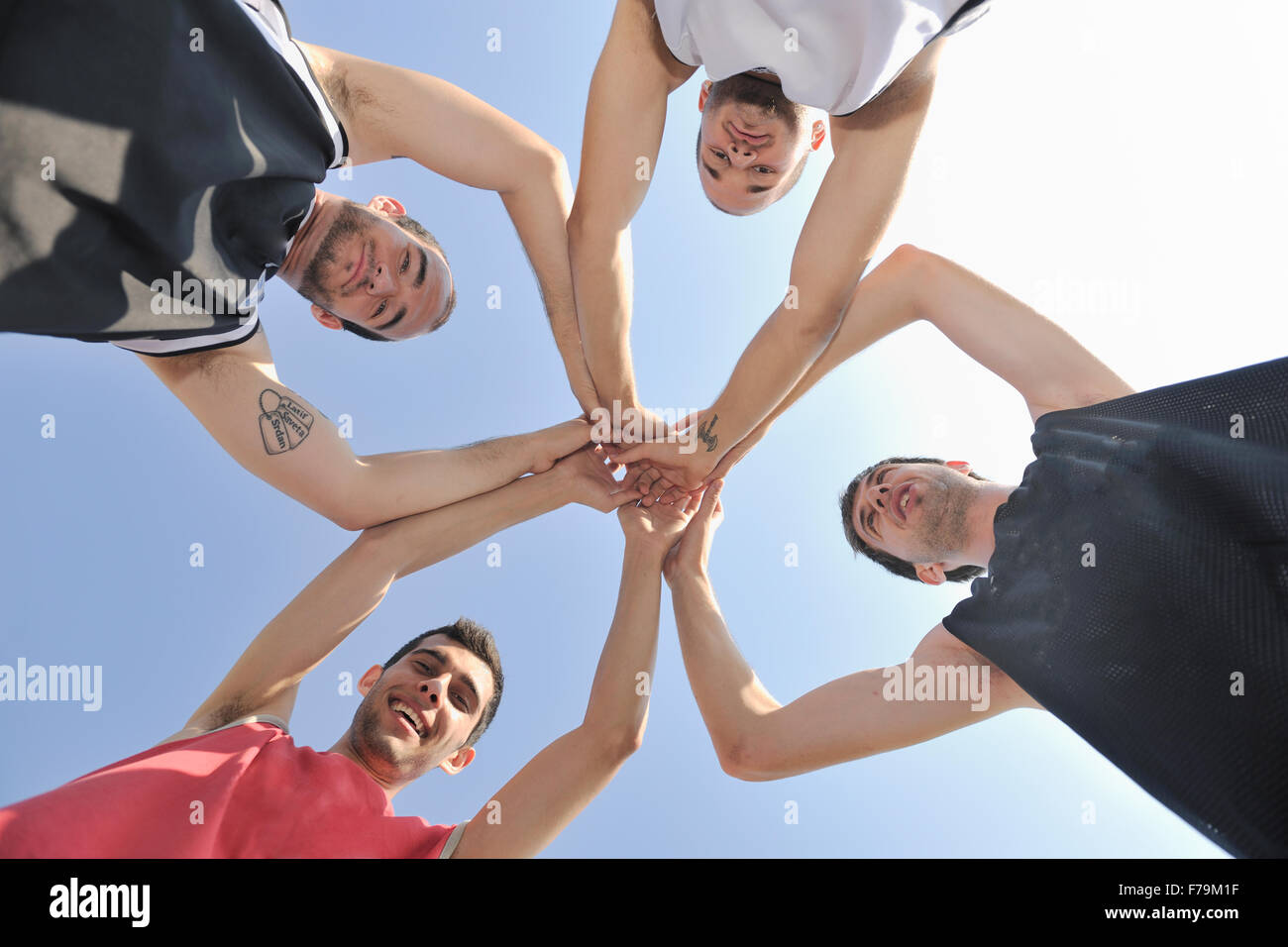 Group portrait street basketball team hi-res stock photography and ...