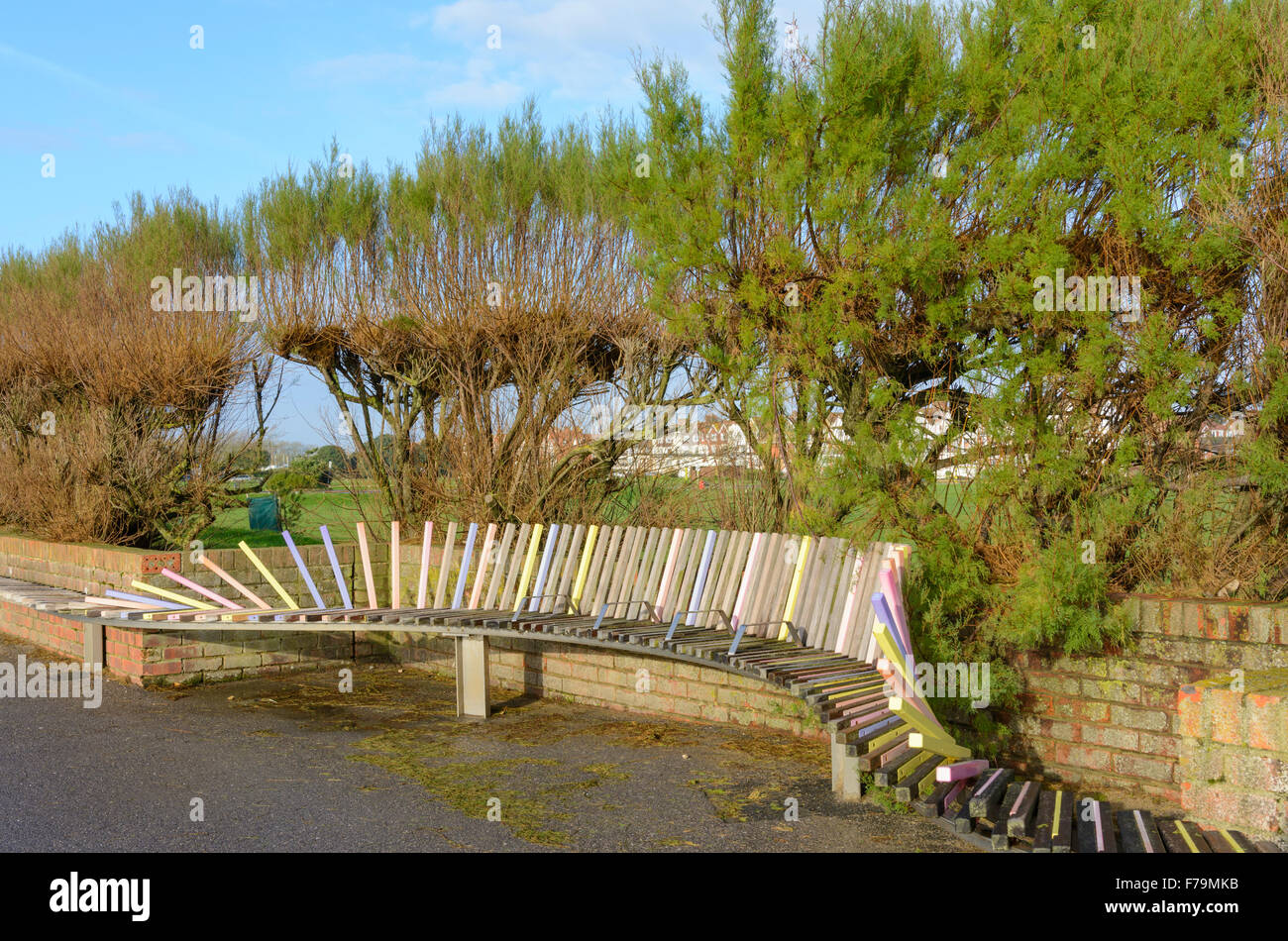 The longest bench hi-res stock photography and images - Alamy