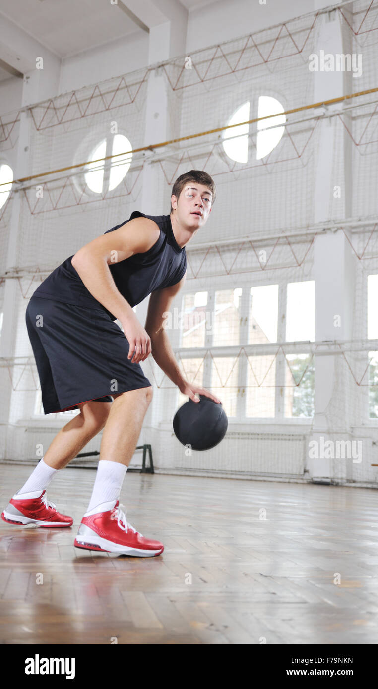 young and healthy people man have recreation and training exercise ...