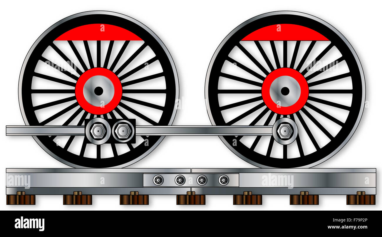 Driving wheels steam locomotive hi-res stock photography and images - Alamy