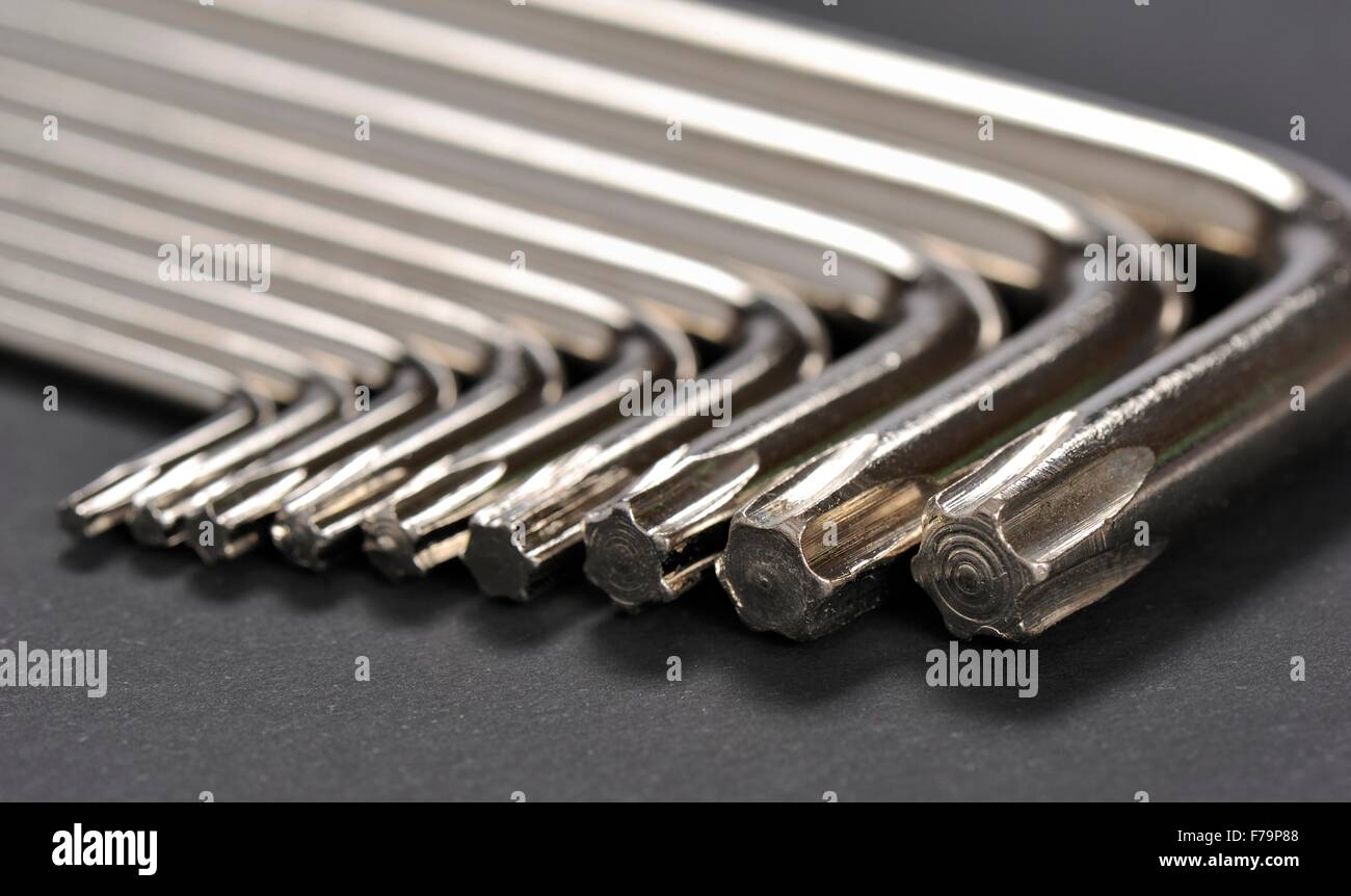 Wrench star set, shallow DOF Stock Photo - Alamy