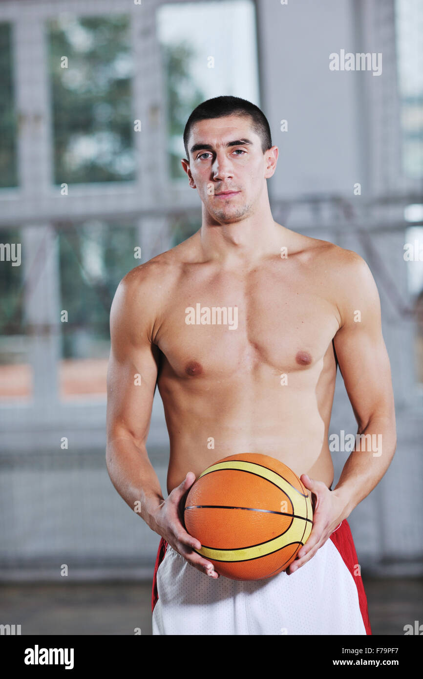 young and healthy people man have recreation and training exercise ...