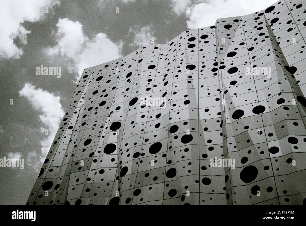 Modern surreal architecture building in Silom in Bangkok in Thailand in ...