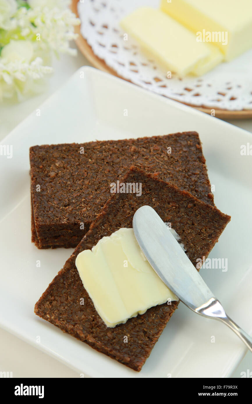 Bread and Butter Stock Photo - Alamy