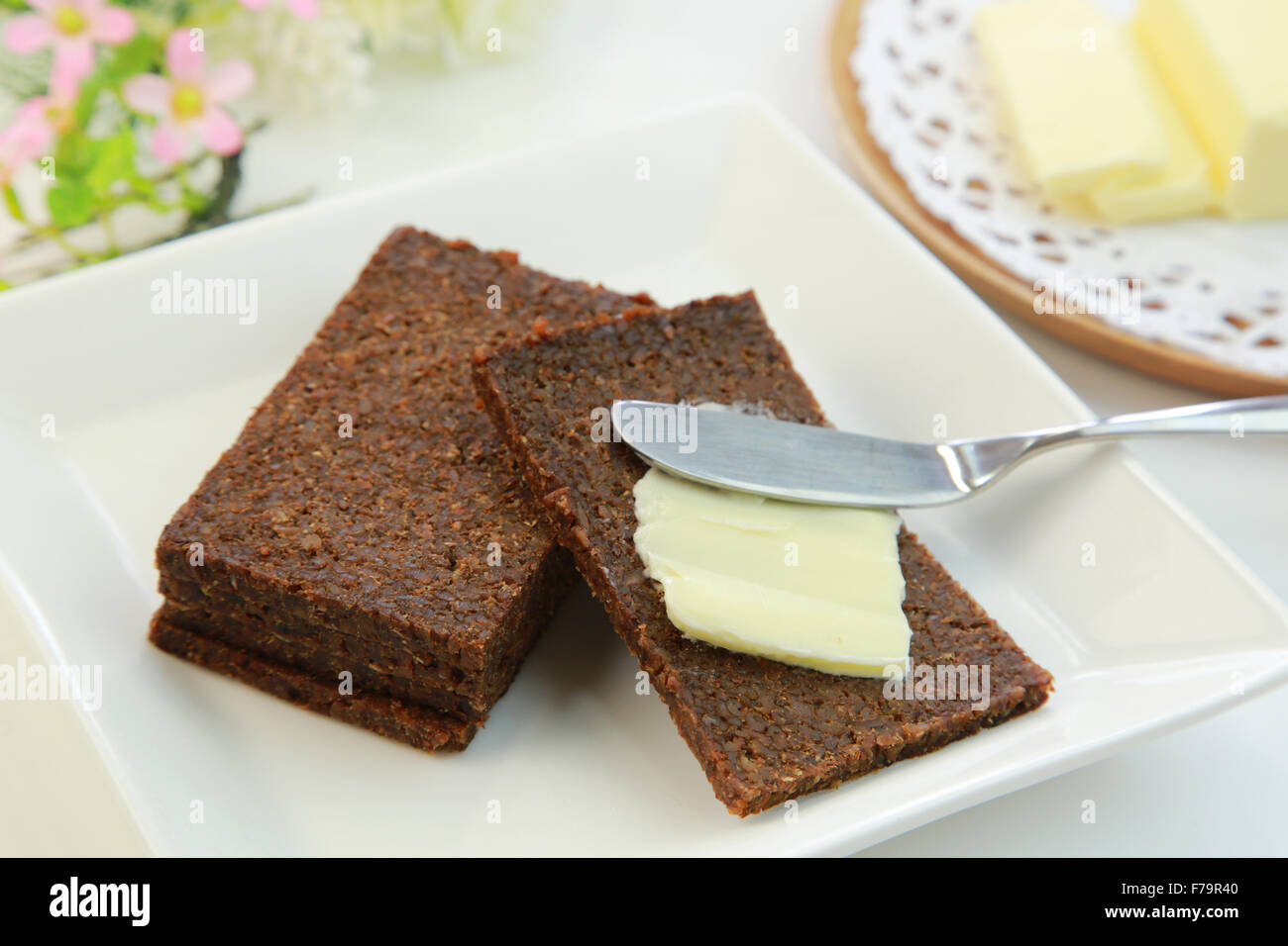 Bread and Butter Stock Photo - Alamy